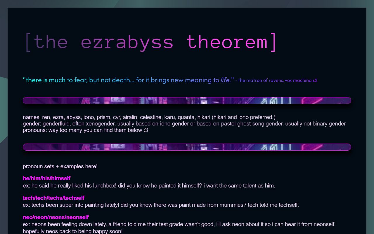 the ezrabyss theorem